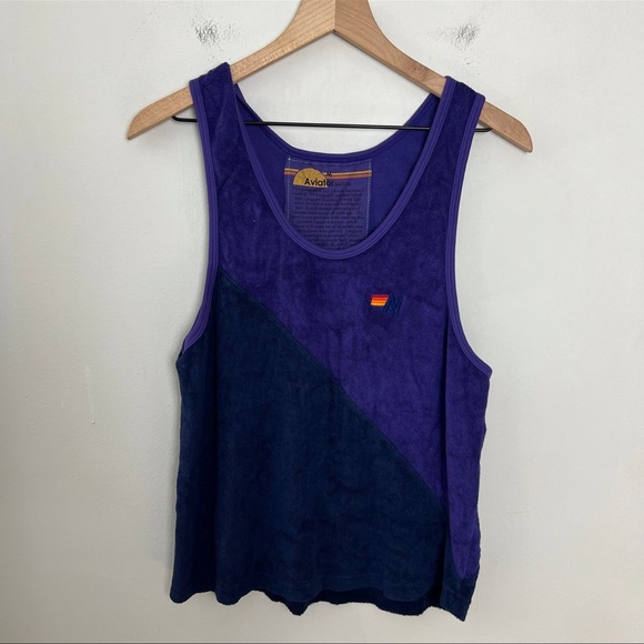 Aviator Nation | Tops | Aviator Nation Glider Racer Tank Terry Cloth ...